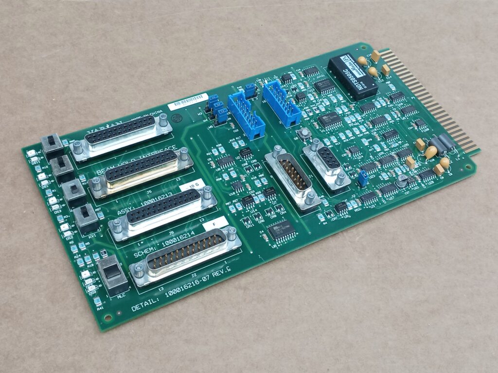 Varian - Linear Accelerator - PCB Beam Hold Interface Board ...