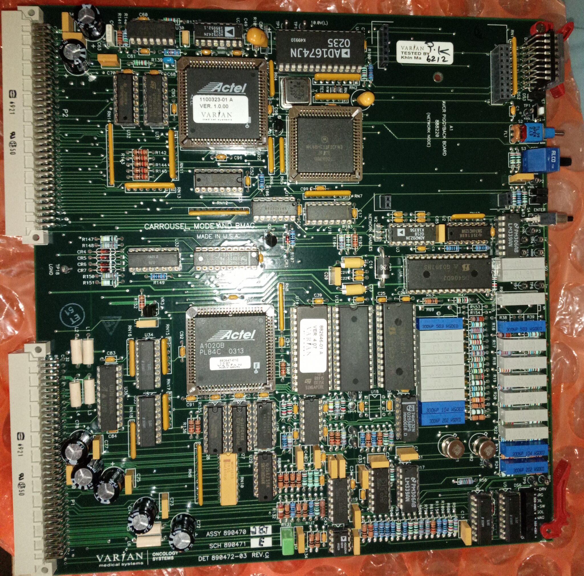 Varian - Linear Accelerator - Carrousel Mode And BMAG Board Assy#: Rev ...